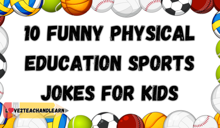 10 Funny Physical Education Sports Jokes for Kids - Love 2 Teach and Learn