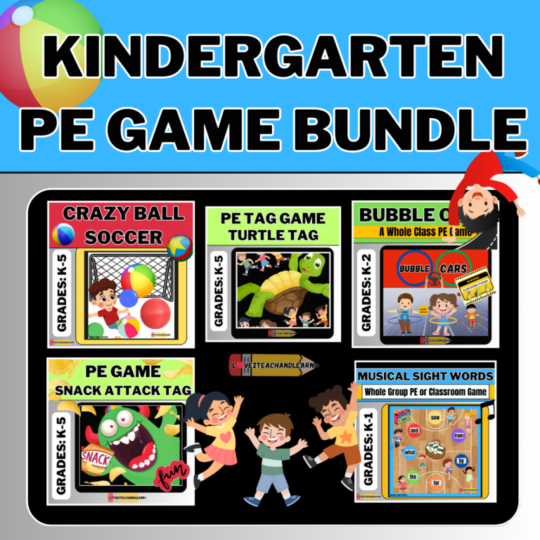 5 Best Easy and Fun PE Gym Games for Kindergarten