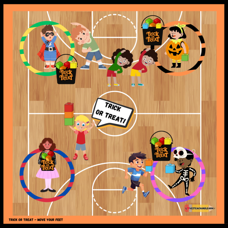 2 Easy and Fun Elementary Gym Halloween PE Games - Love 2 Teach and Learn