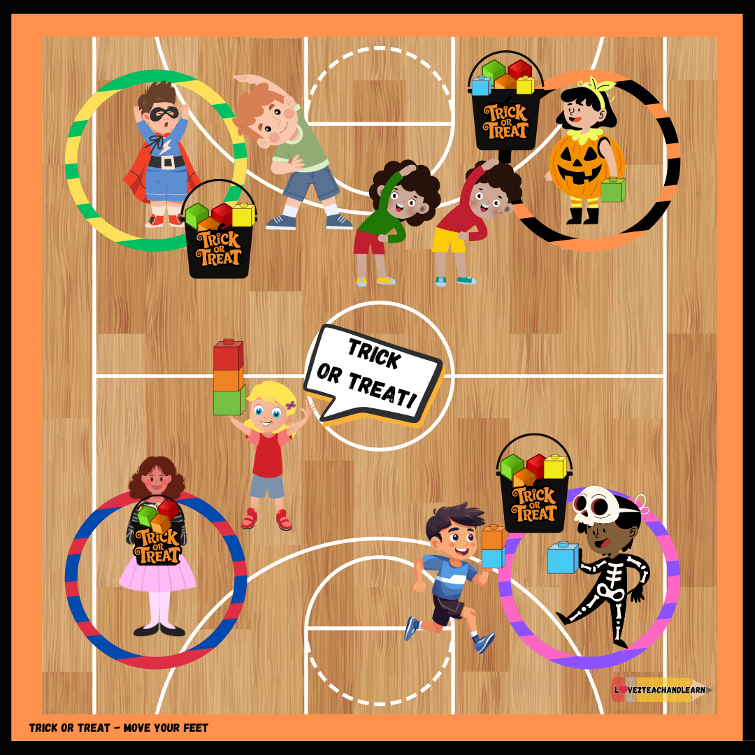 2 Easy and Fun Elementary Gym Halloween PE Games - Love 2 Teach and Learn