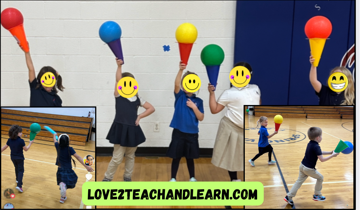 ICE CREAM TAG - Fun and Easy K-5 Elementary PE Game
