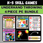 3 Easy and Fun Elementary Underhand Throwing PE Games - Love 2 Teach ...