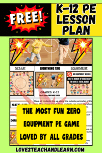 5 Easy and Fun PE Gym Games for First Grade - Love 2 Teach and Learn