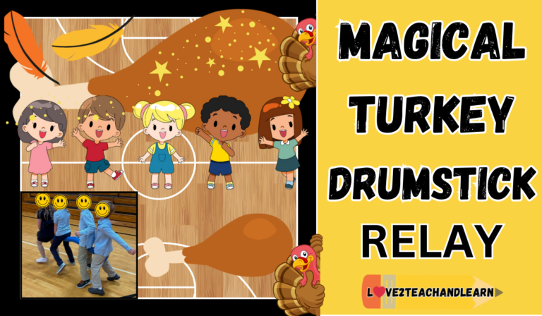3 Turkey Themed Elementary Thanksgiving PE Games