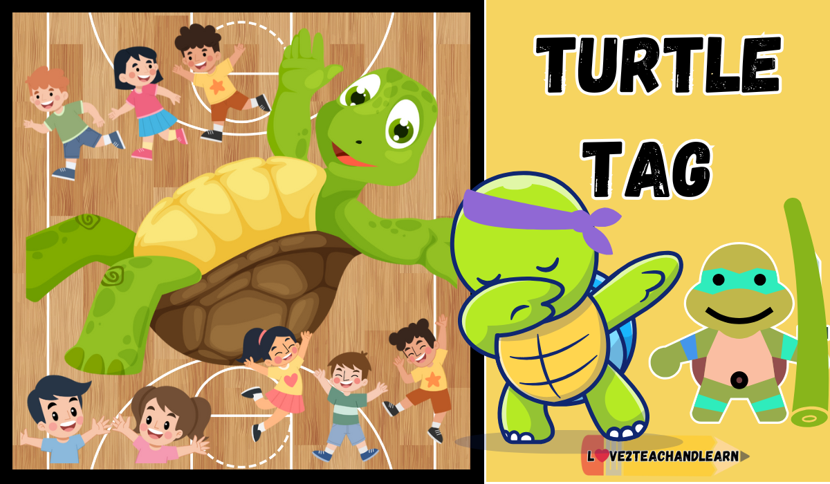 TURTLE TAG: Easy and Fun K-5 Elementary PE Game