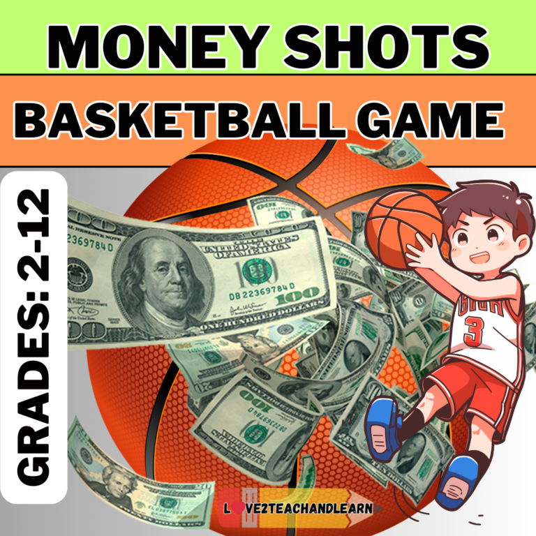 MONEY SHOTS Basketball PE Game (Dribbling Passing Shooting)