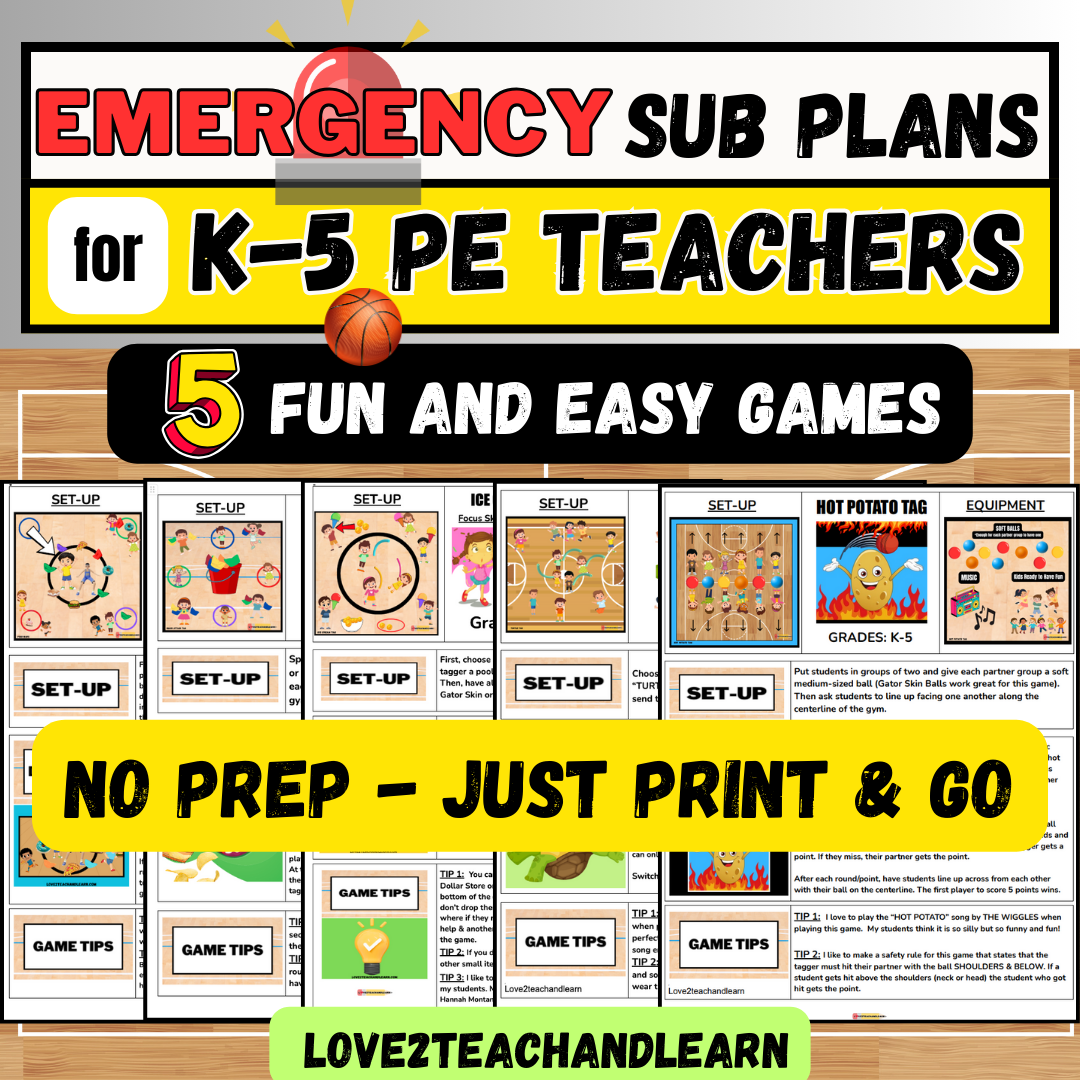 Physical Education Resources (Fun Games, Projects, More) - Love 2 Teach ...