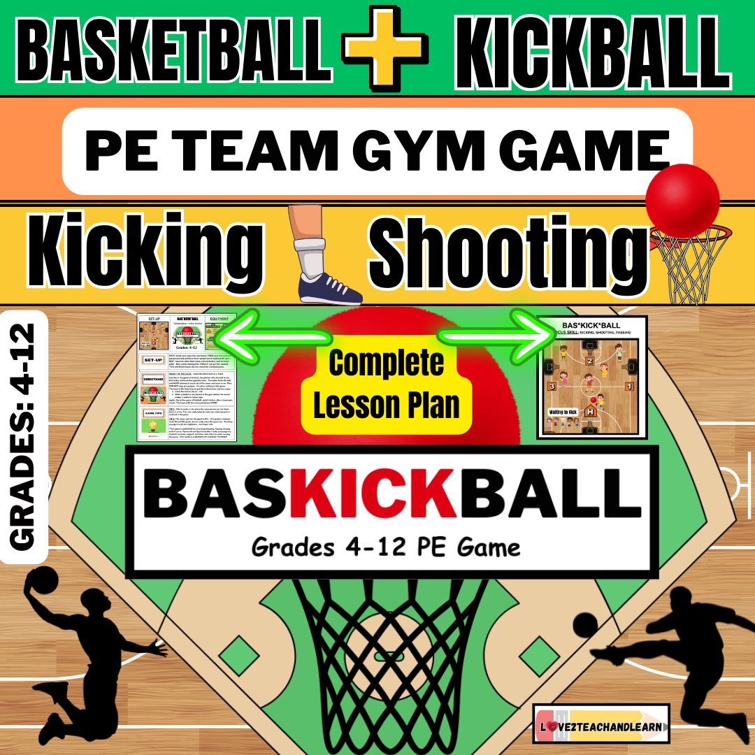 BasKICKBall: Fun Basketball Shooting and Kicking Game for PE