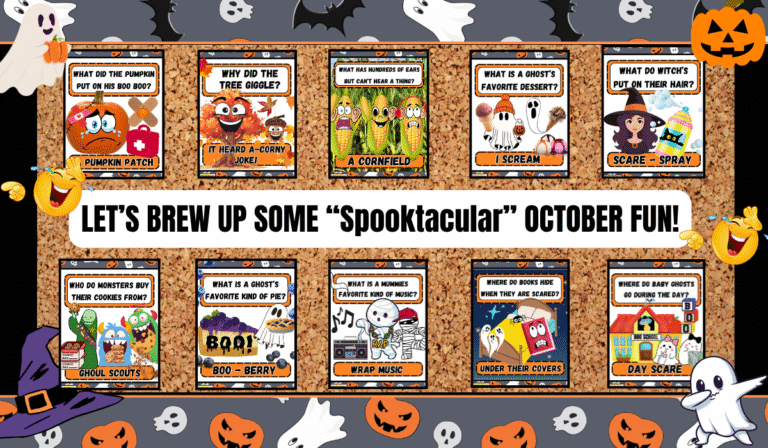 10 Funny October Jokes for Kids (Halloween, Fall)
