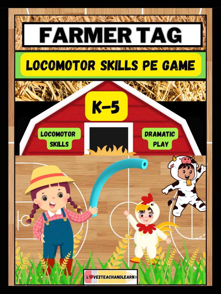 FARMER TAG: K-5 Elementary Tag Game (PE Class, Camp Activity)
