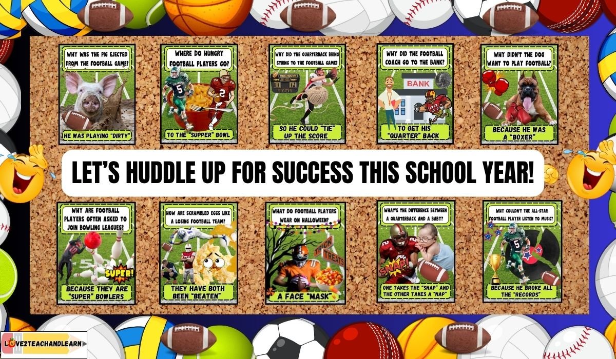 20 Funny Physical Education FOOTBALL Jokes for Kids