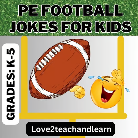 20 Funny Physical Education FOOTBALL Jokes for Kids