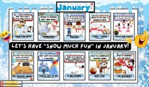 10 Funny January Jokes for Kids (Winter Weather, Snowmen)