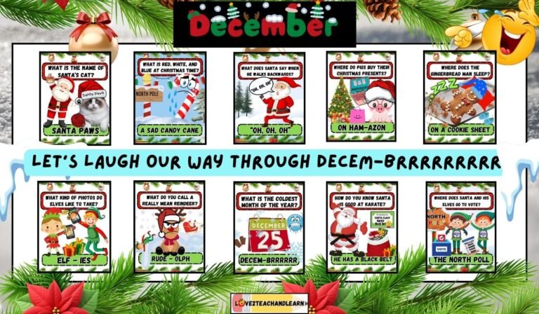 10 Funny December Jokes for Kids (Christmas, Winter, Santa)