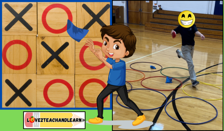 PE Lesson Plan: TIC TAC THROW K-5 Throwing, Catching Game