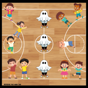How to Play REVERSE PAC MAN TAG: K-5 PE Game (Balance, Jumping, Speed ...