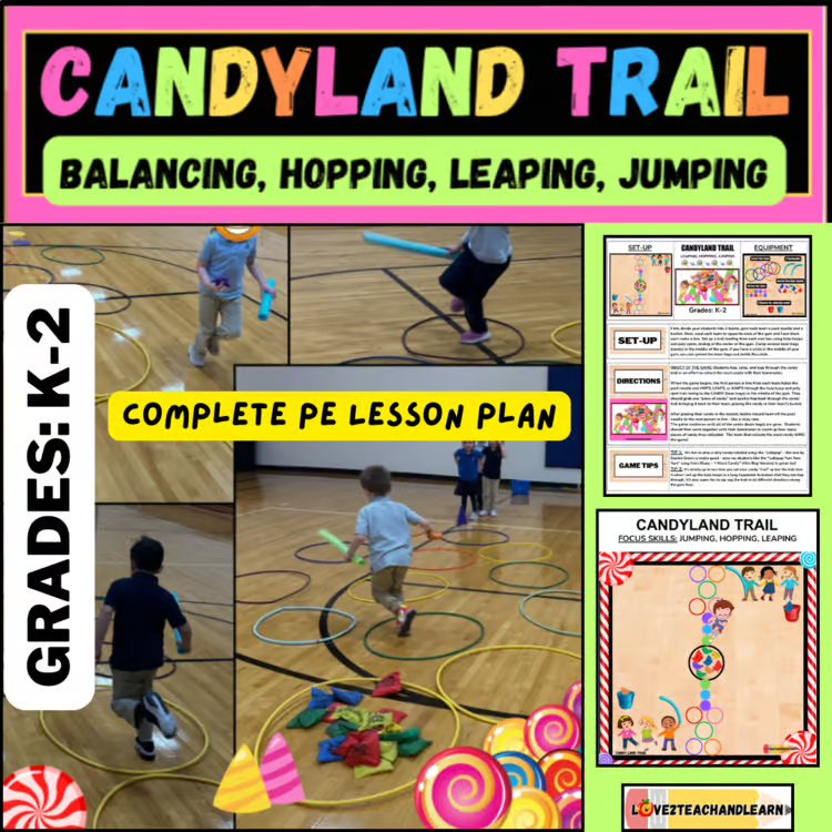5 Easy and Fun PE Second Grade Gym Games