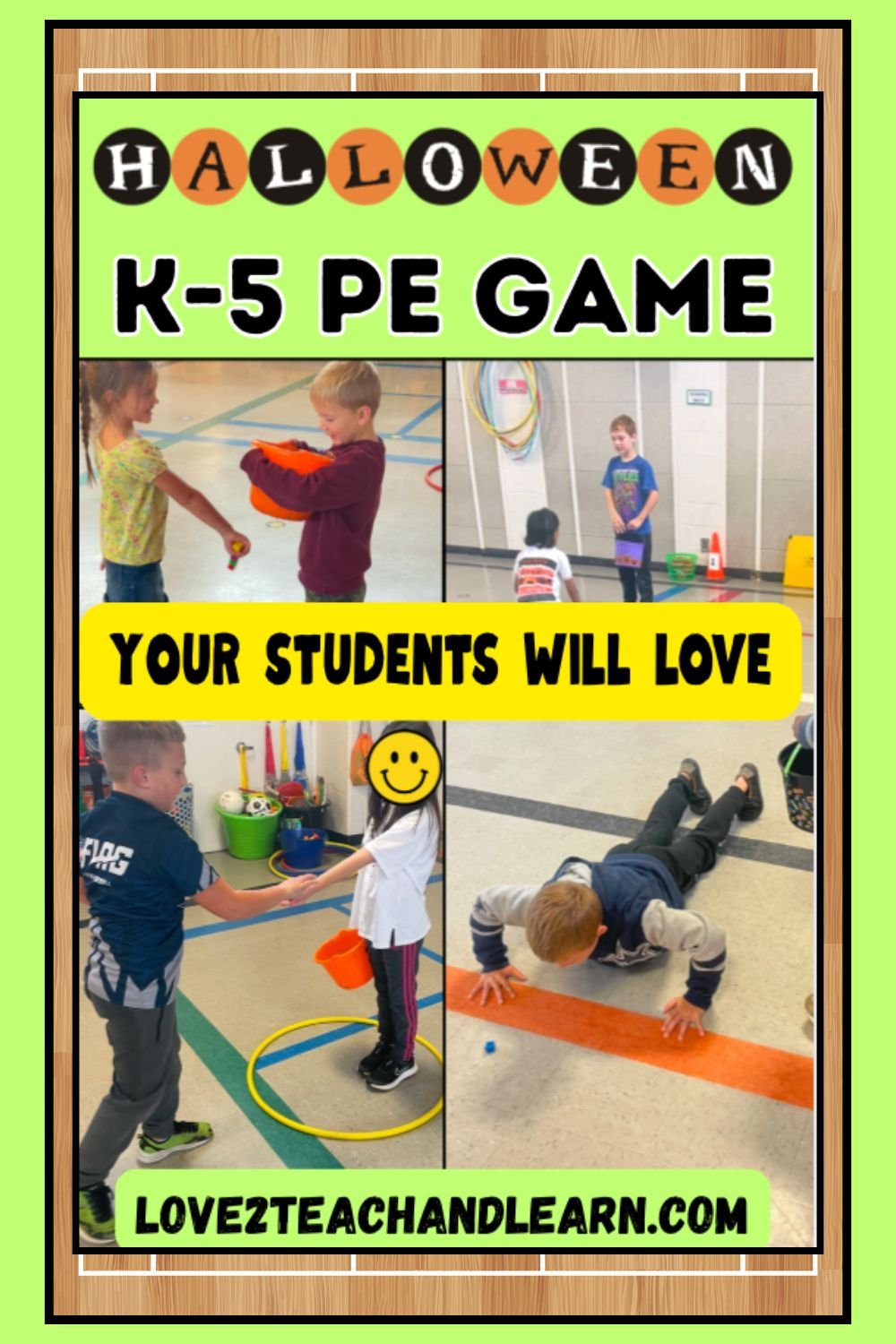 TRICK or TREAT MOVE Your FEET: Fun K-5 Halloween PE Game