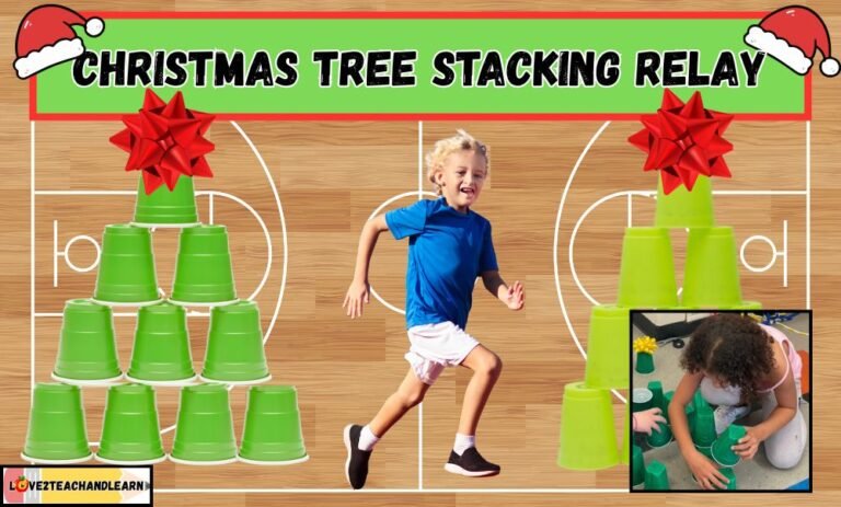 10 Easy and Fun Elementary CHRISTMAS PE Stations and Relay Games