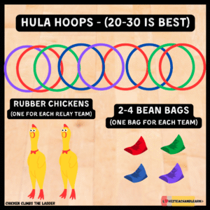 4 Super Fun RUBBER CHICKEN PE Games Your Students Will Love!