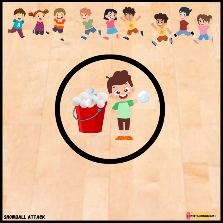 3 Easy and Fun Elementary Whole Class WINTER PE Games