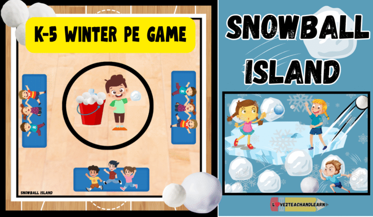 3 Easy and Fun Elementary Whole Class WINTER PE Games