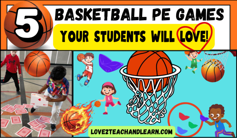 5 Easy and Fun Basketball PE Games to Play in Gym Class
