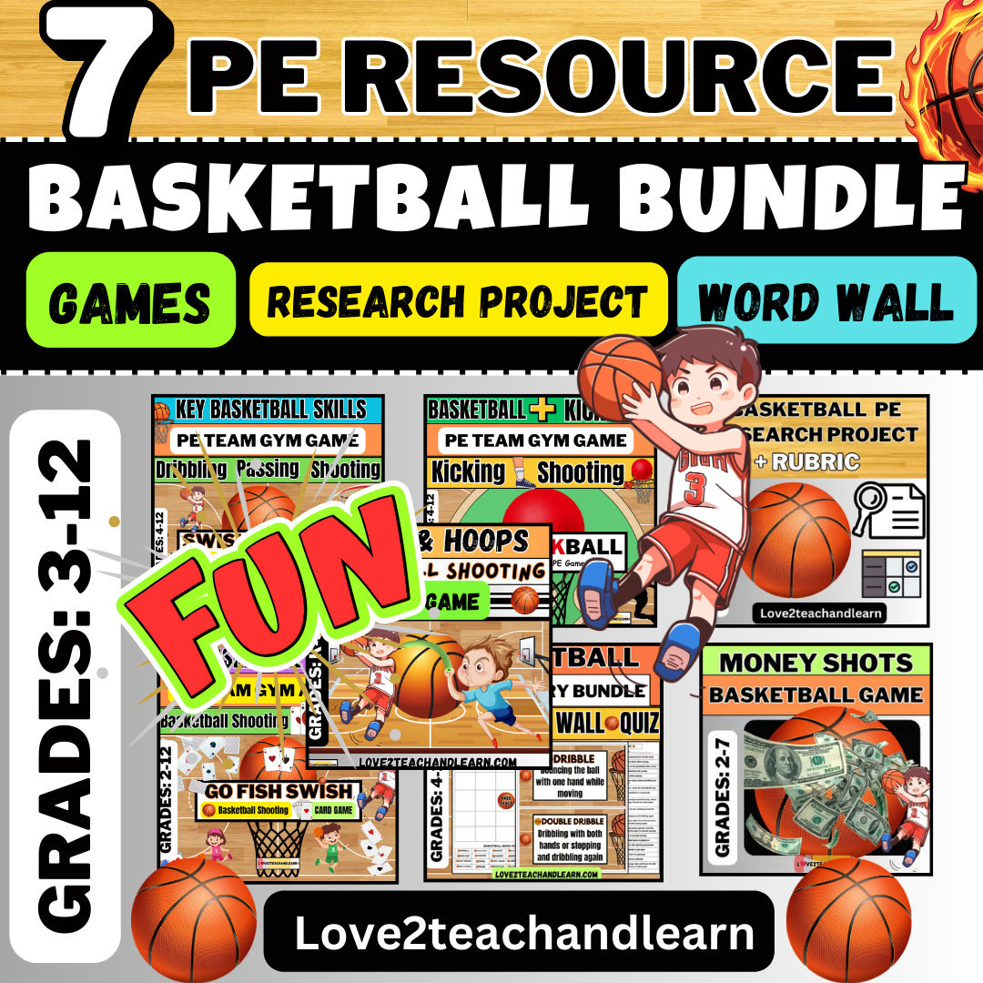 5 Easy and Fun Basketball PE Games to Play in Gym Class
