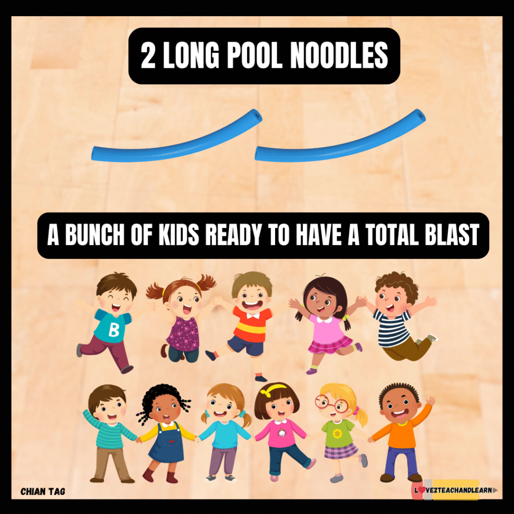 CHAIN TAG: K-12 Crazy Fun Warm-Up PE Game (Free Printable Plan)