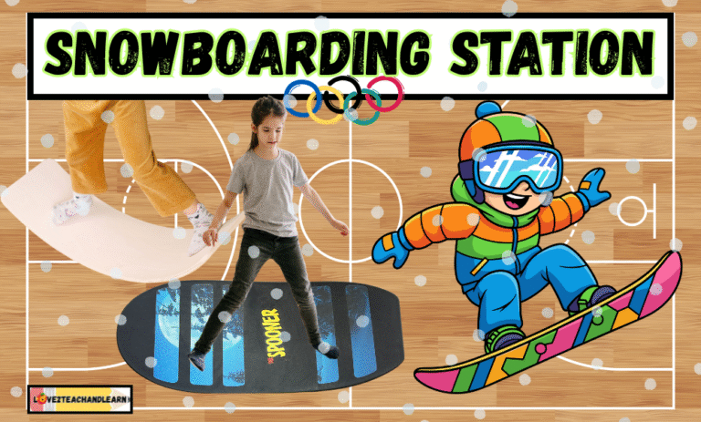 11 Easy and Fun Elementary WINTER OLYMPICS PE Stations