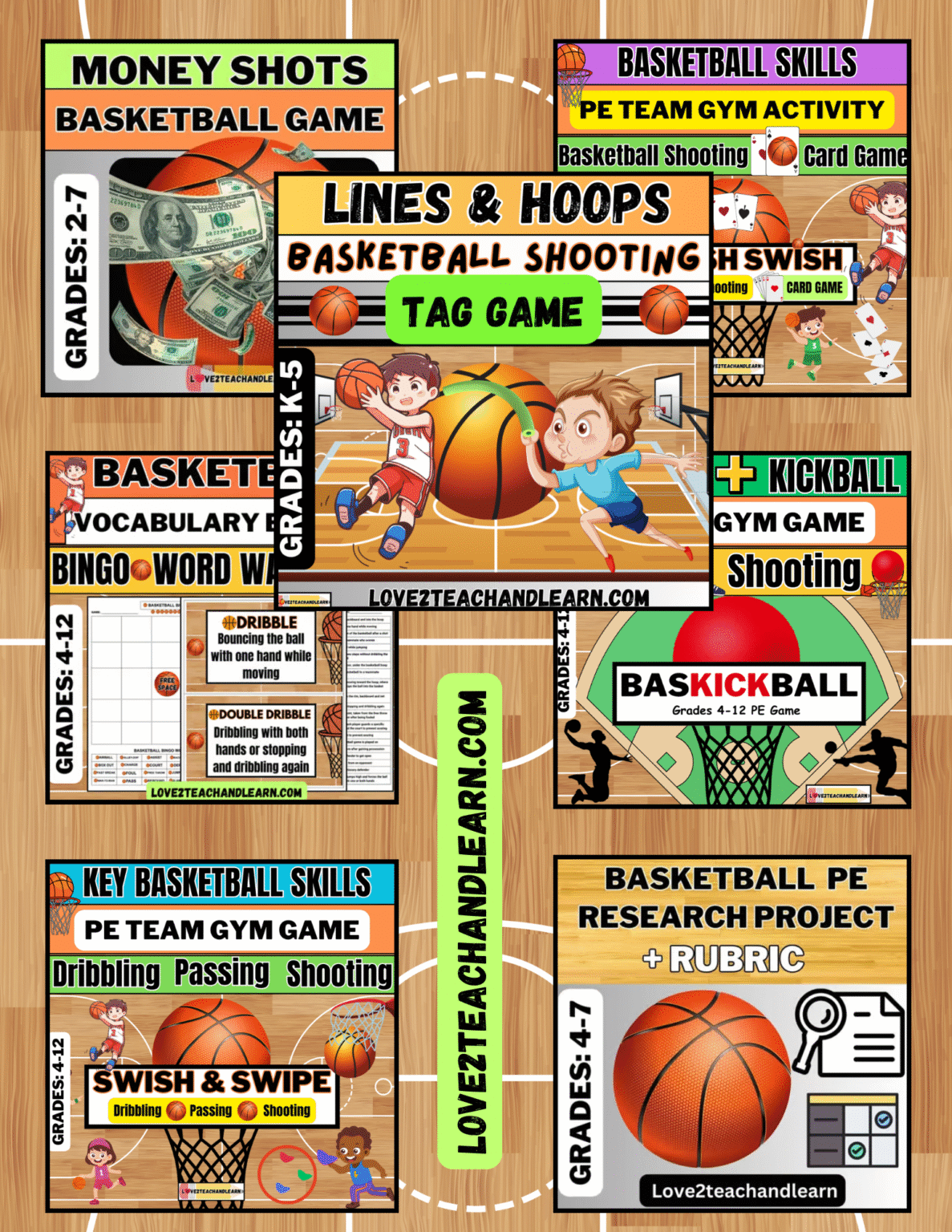 5 Easy and Fun Basketball PE Games to Play in Gym Class